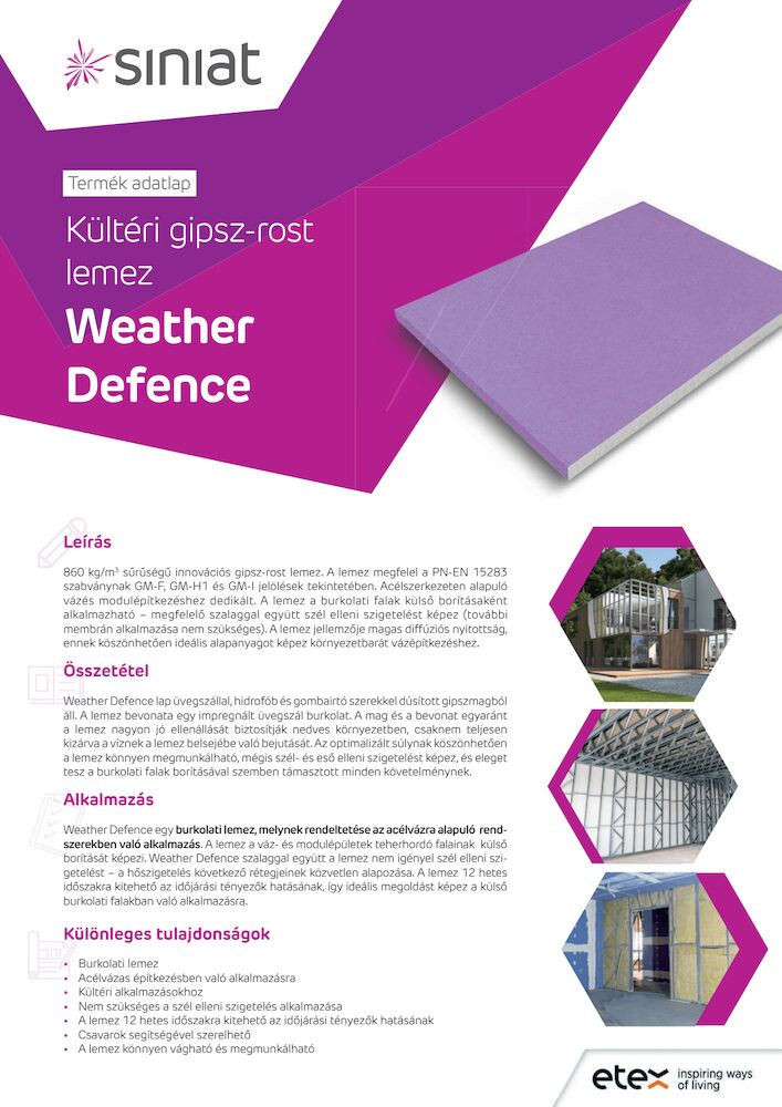 Dokumentáció - Siniat